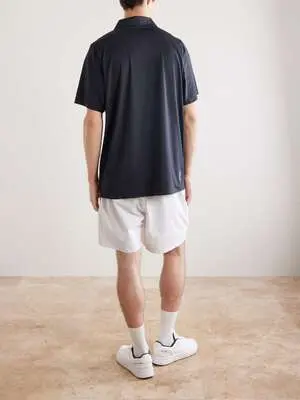 On Court Logo-printed Shell Polo Shirt