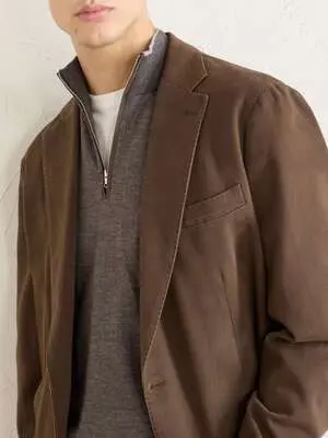 Peter Millar Chatham Cotton-cashmere Sigle Breasted Blazer