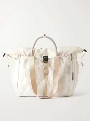 On Court Pack Cotton-canvas Tennis Tote Bag - White