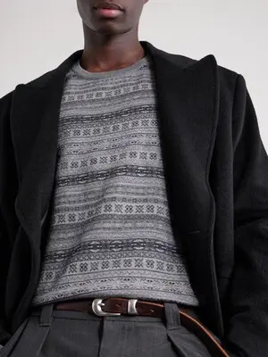 Polo Ralph Lauren Striped Wool Crew Neck Sweater