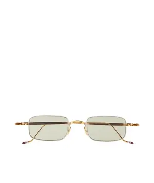 JACQUES MARIE MAGE Dusk Square-frame Sunglasses - Gold