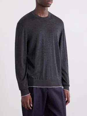 JAMES PERSE Cashmere Crewneck Sweater