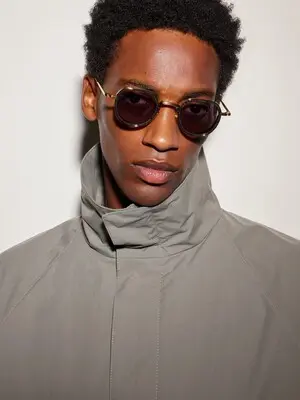 JACQUES MARIE MAGE Dixon Octagon Frame Sunglasses