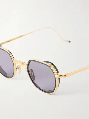 JACQUES MARIE MAGE Dixon Octagon Frame Sunglasses
