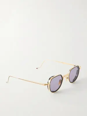 JACQUES MARIE MAGE Dixon Octagon Frame Sunglasses