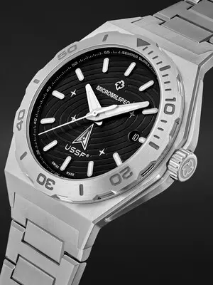 MICROMILSPEC Space Force Automatic Stainless Steel Watch