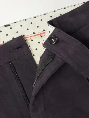 Massimo Alba Ionio2 Pleated Cotton-blend Trousers
