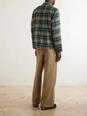 Hartford Checked Wool-blend Overshirt