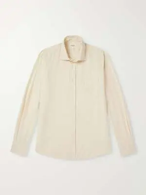 Hartford Paul Cotton-corduroy Shirt - Ecru