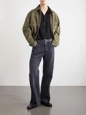 Kapital Big Lyocell And Linen-blend Shirt