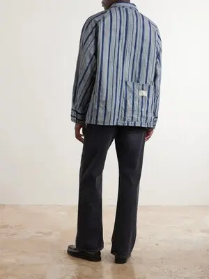 Kapital Cactus Striped Cotton-kasuri Jacket