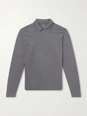 Hartford Cotton-jersey Polo Shirt - Gray
