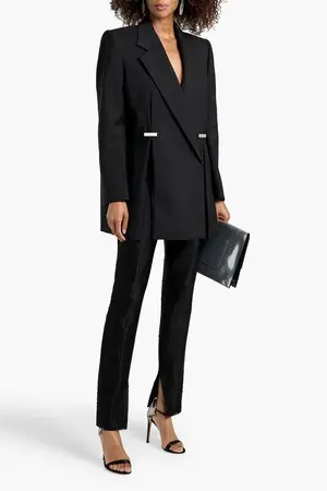 Alexander McQueen Embellished Wool Blazer