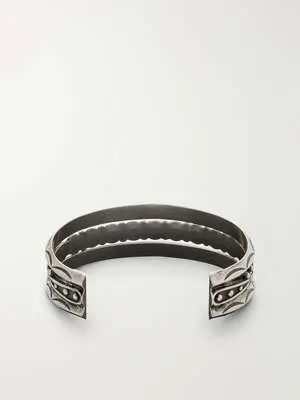 FOUNDWELL Vintage 1970s Sterling Turquoise Cuff