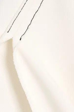 Victoria Beckham Gathered Crepe Mini Dress