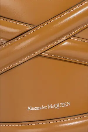 Alexander McQueen The Curve Leather Bucket Bag