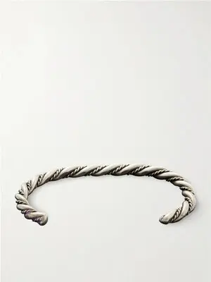 FOUNDWELL Vintage Sterling Braided Rope Cuff