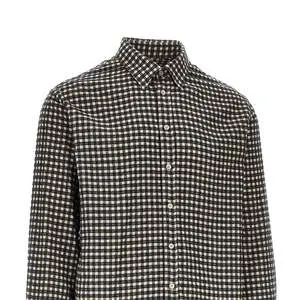 Emporio Armani Flannel Shirt With Check Otif An