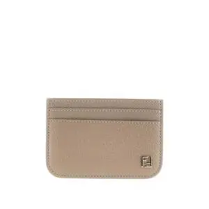 Fendi Ff Leather Card Holder