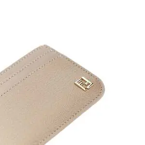 Fendi Ff Leather Card Holder