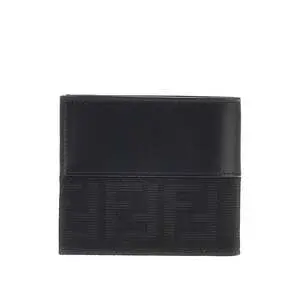 Fendi Ff Jacquard Bi-fold Wallet