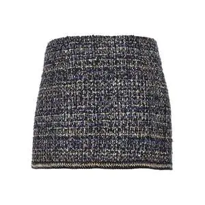 Etro Wool-blend Tweed Mini Skirt