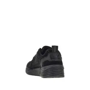 EA7 Coated Nylon Sneakers With Embossed Eagle Logo