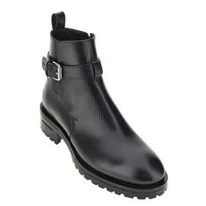 Dsquared2 Leather Boots With Debossed Logo