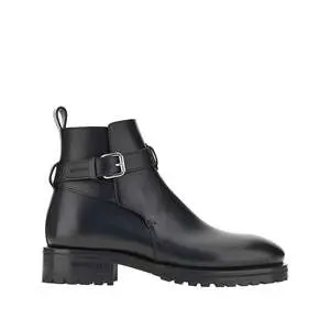 Dsquared2 Leather Boots With Debossed Logo - Black