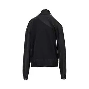 Fendi Silk Organdie Long Sleeve Top