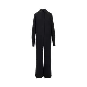 Fendi Silk Cady Jumpsuit - Black