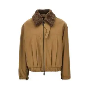 Emporio Armani Padded Cotton Canvas Blouson - Green