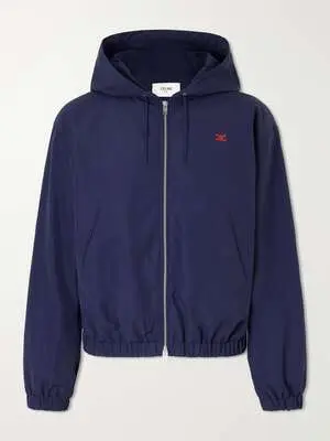 Celine Triomphe-embroidered Shell Jacket