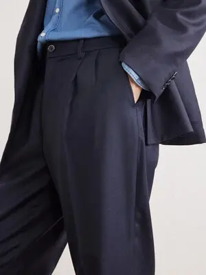 Barena Venezia Tailored Wool-flannel Suit Trousers