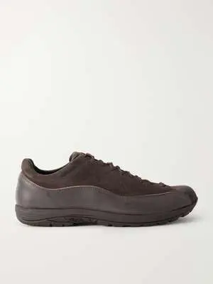 Diemme Bardolino Suede And Leather Sneakers - Brown