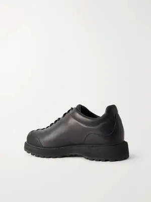 Diemme Ampezzo Rubber-trimmed Leather Hiking Boots