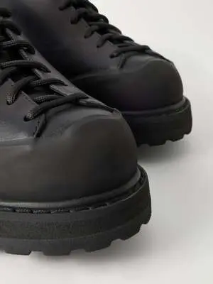 Diemme Ampezzo Rubber-trimmed Leather Hiking Boots