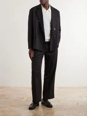 Altea Virgin Wool Polo Sweater - Neutrals