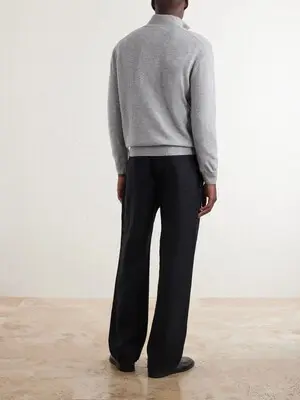 Altea Virgin Wool Half-zip Sweater
