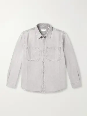 AGOLDE Craven Denim Shirt - Gray