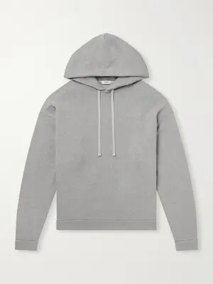 AGOLDE Salford Cotton-blend Jersey Hoodie - Gray