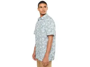 Columbia Pfg Super Slack Tide Camp Shirt Clothing Dockside Roosters - Blue