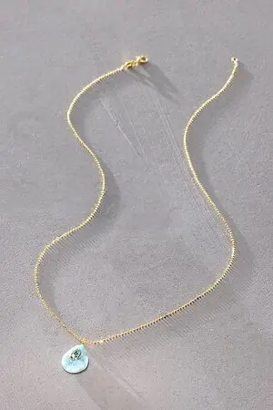 ROBINDIRA UNSWORTH Elena Larimar Teardrop Necklace - Blue