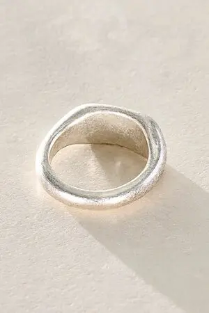 Free People Clara Pinky Ring - Silver Amazonite