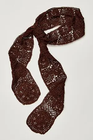 Free People Ines Soft Headband - Chocolate