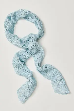 Free People Ines Soft Headband - Powdered Blue