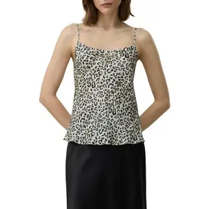 Lilysilk Leopard Print Silk Camisole - Dawn Leopard