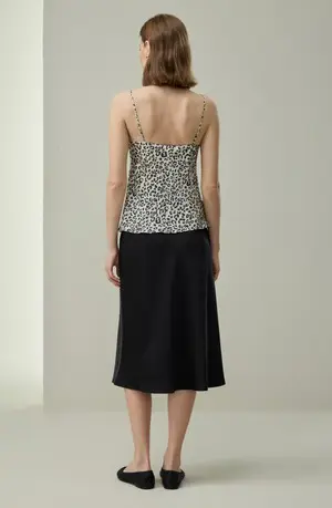 Lilysilk Leopard Print Silk Camisole