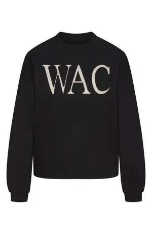 WILLIAMS ATHLETIC CLUB Graphic Sweatshirt - Black