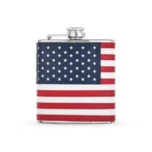 FOSTER & RYE American Flag Flask - Multicolor